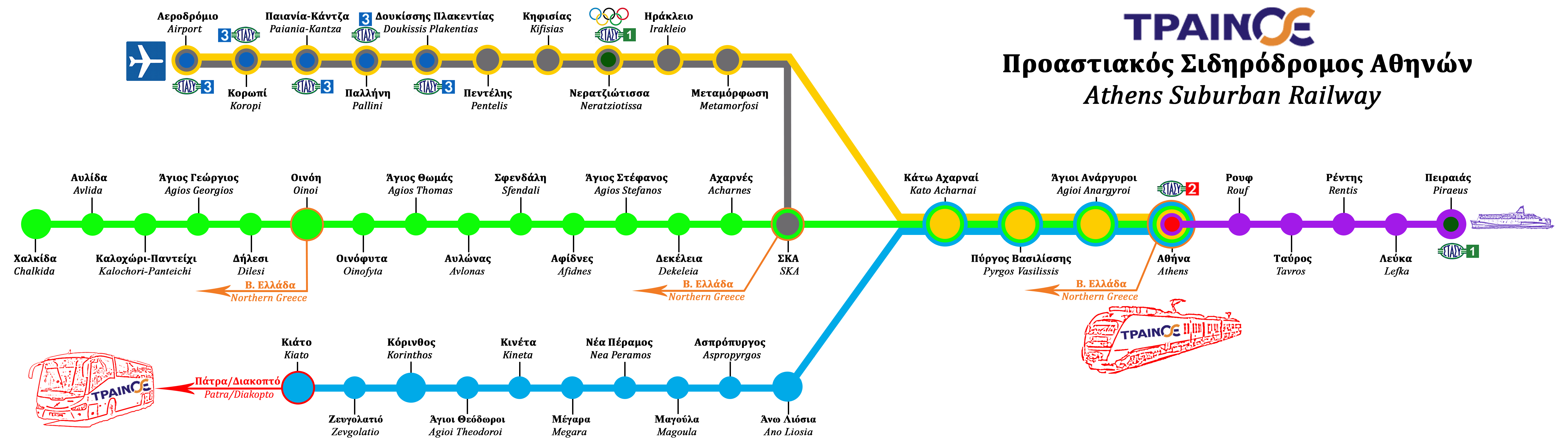 Σχεδιάγραμμα_Προαστιακός_Αθήνας | Ελληνική Κυβέρνηση