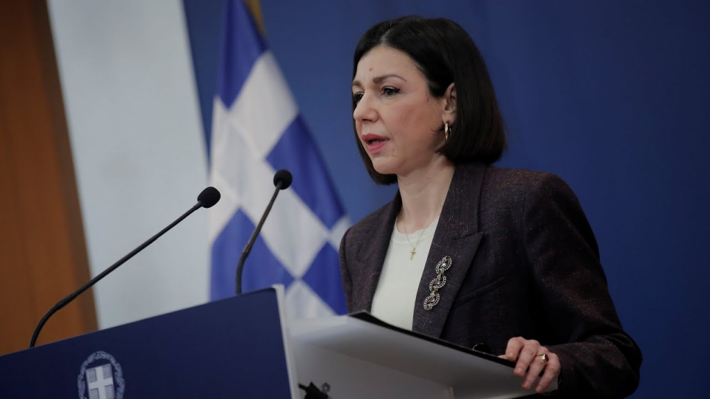 Ανακοίνωση της Κυβερνητικής Εκπροσώπου Αριστοτελίας Πελώνη για τη ...